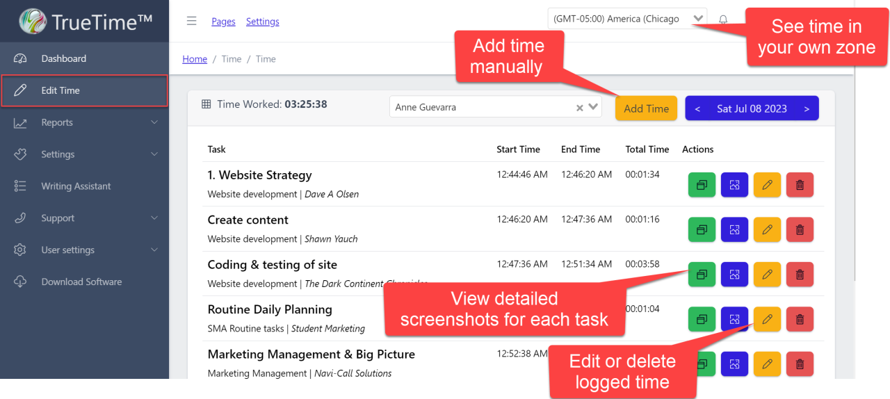 Employee Productivity Suite | TrueTime Productivity Optimization